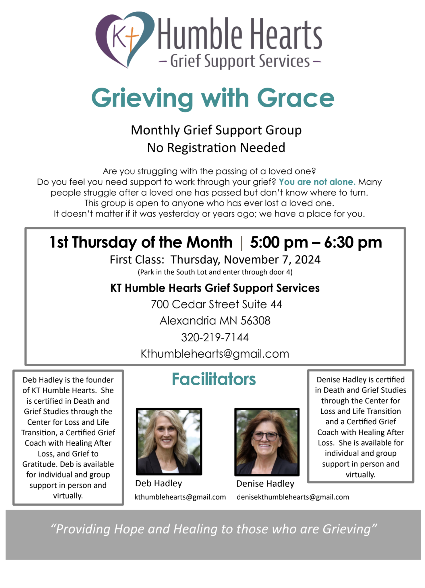 %%KT Humble Hearts - Grief Support Services%%